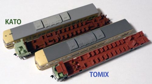 TOMIX vs KATO、117系を比較する！その2～車内・ディティール・ふたたび顔！ | オキラクウサギ