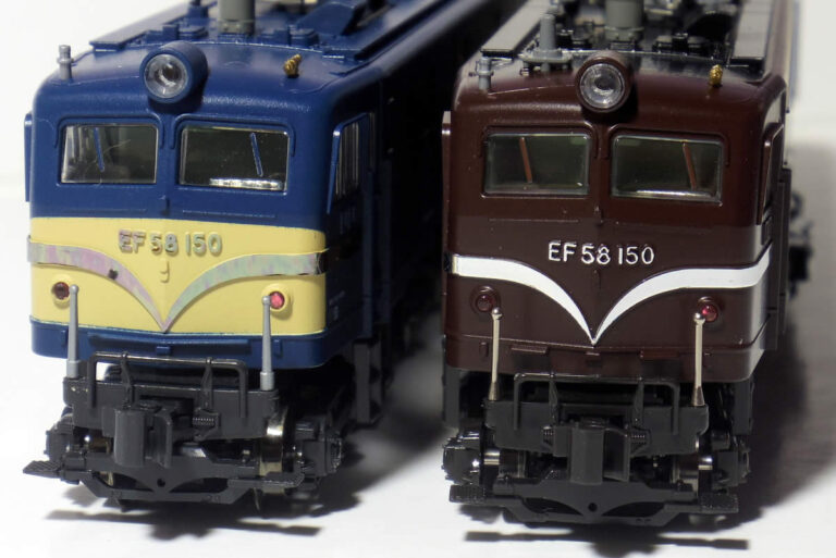 見映えヨシ！KATO EF58の握り棒を金属製に交換しました | オキラクウサギ